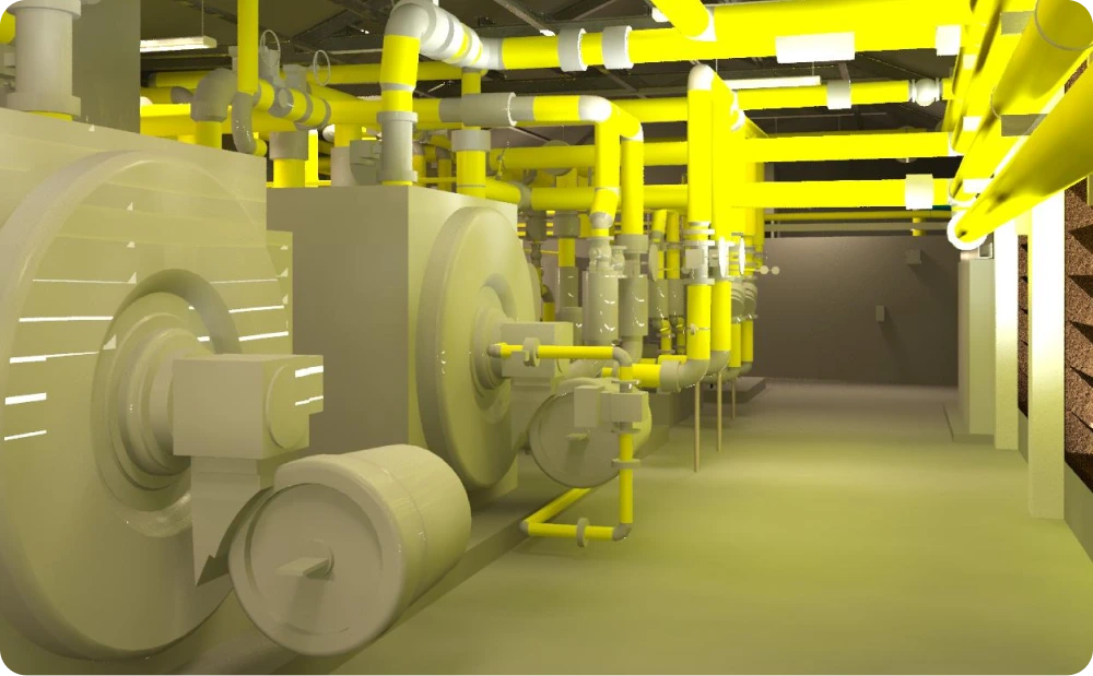 MEP Scan to BIM services | Red Laser